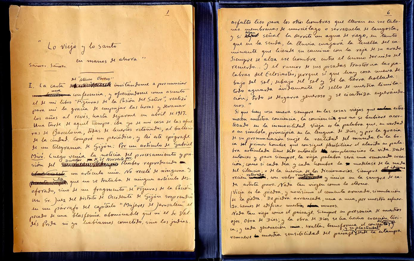 Manuscritos de Gabriel Miró en el Archivo Sánchez Monllor – Archivo ...